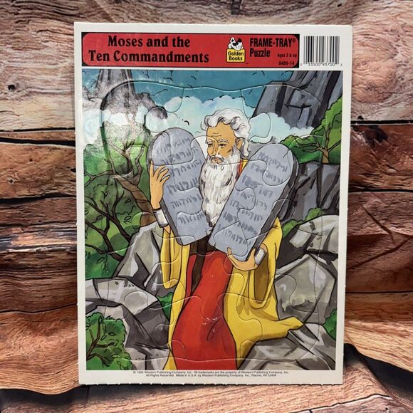 Golden Books | Toys | Vintage 995 Golden Books Moses Ten Commandments ...